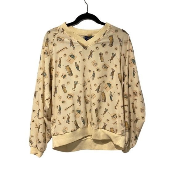 Koret | Sweaters | Vintage Country Club By Koret Golfing Woman Size ...